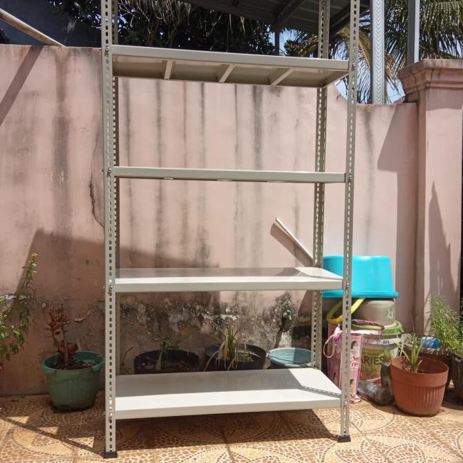 Jual Lemari Rak Besi 5 Susun +2 Tulangan Bagian Perambalan Azrastore055 ...