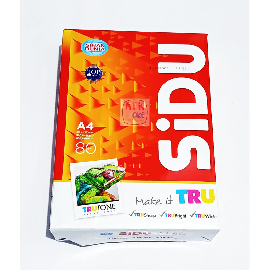 Jual Sidu Kertas HVS Putih A4 80gsm | Shopee Indonesia