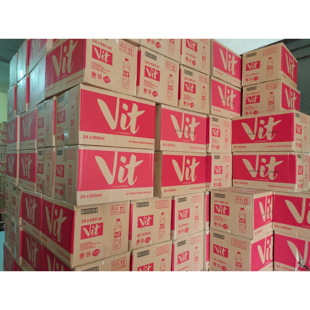 Jual Vit Botol 550ML isi 24pcs | Shopee Indonesia