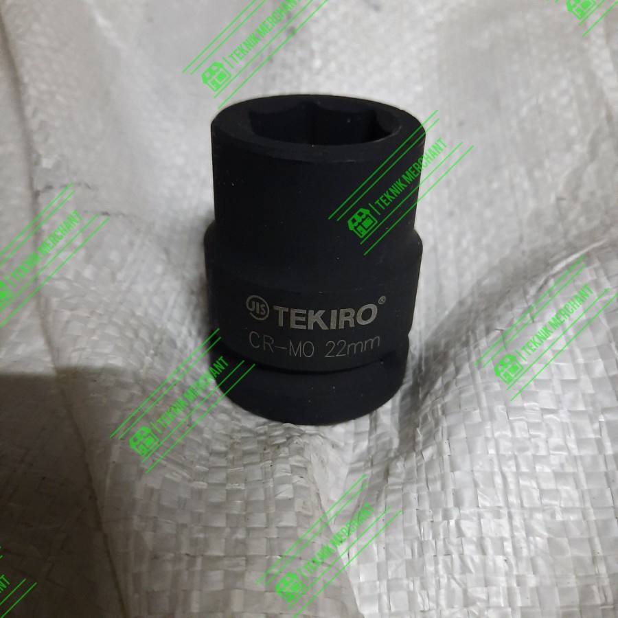 Jual Mata Soket hitam 22 mm 3/4" inch 6 PT Kunci Socket IMPACT Sock ...