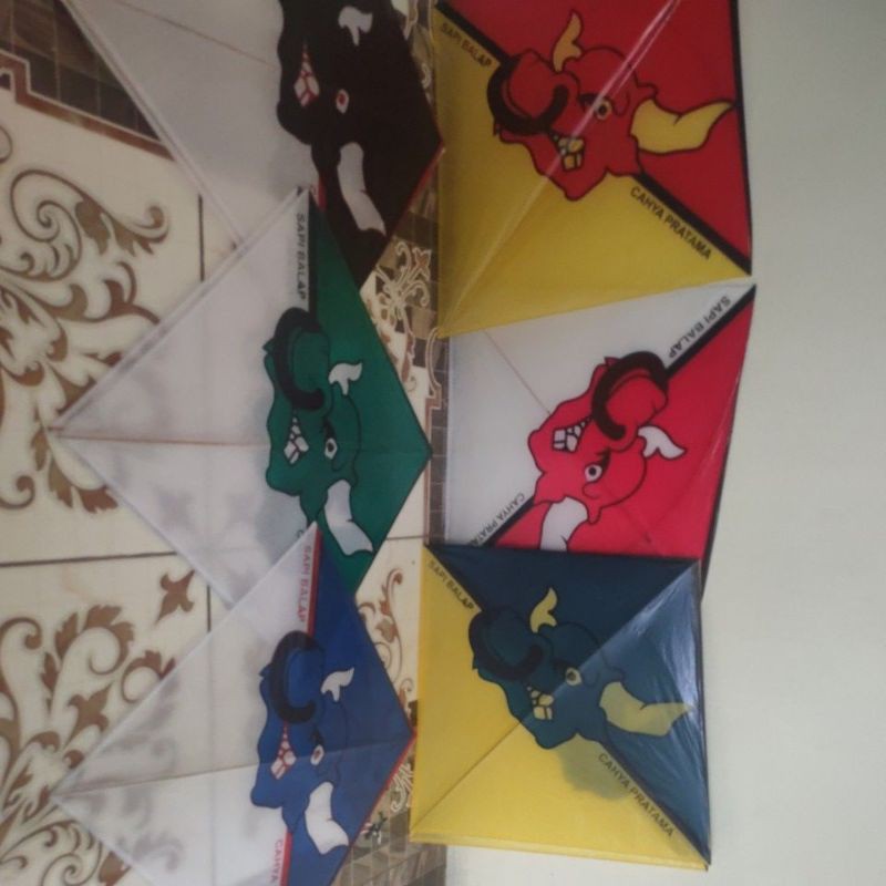 Jual Layangan Sukhoi SAPI BALAP , spesial turnamen bambu petung(minimal ...