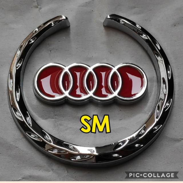 Jual satu buah emblem padi logo AUDI | Shopee Indonesia
