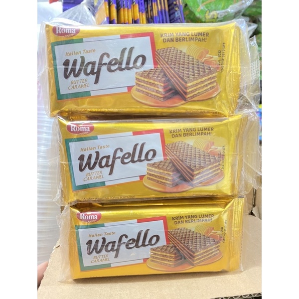 Jual Roma wafello wafer renceng isi 10 sachet | Shopee Indonesia