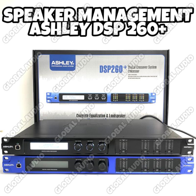 Jual Speaker Management Ashley DSP 260+ Original Digital Crossover System Processor dsp260 ...
