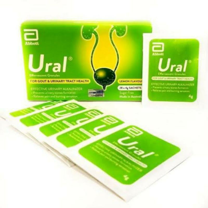 Jual URAL ABBOTT EFFERVESCENT GRANULES (28 SACHETX4GR) | Shopee Indonesia