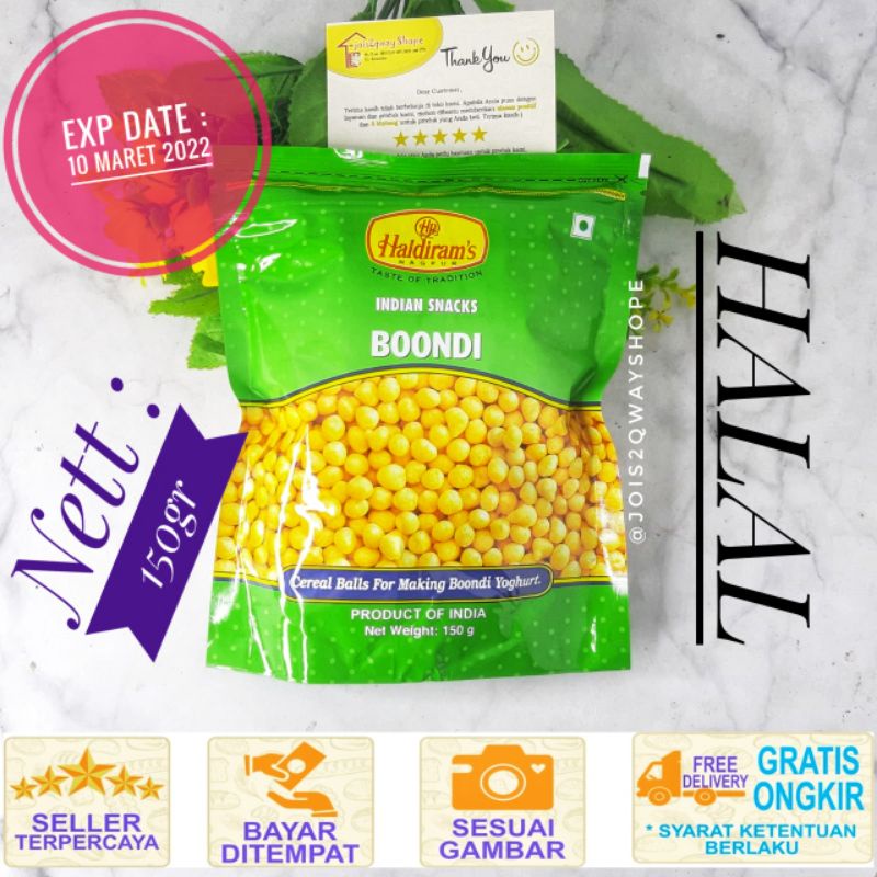 Jual Haldirams Boondi / Snack India / Namkeen | Shopee Indonesia
