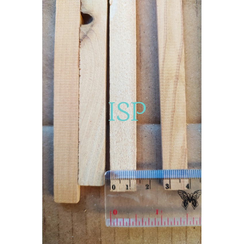 Jual Papan kayu cedar 19cm x 1cm x 0.5cm | Shopee Indonesia