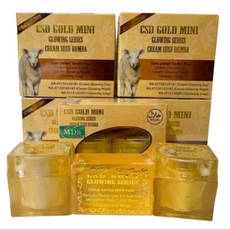 Jual PAKET CREAM SUSU DOMBA GOLD MINI/CSD GOLD MINI | Shopee Indonesia