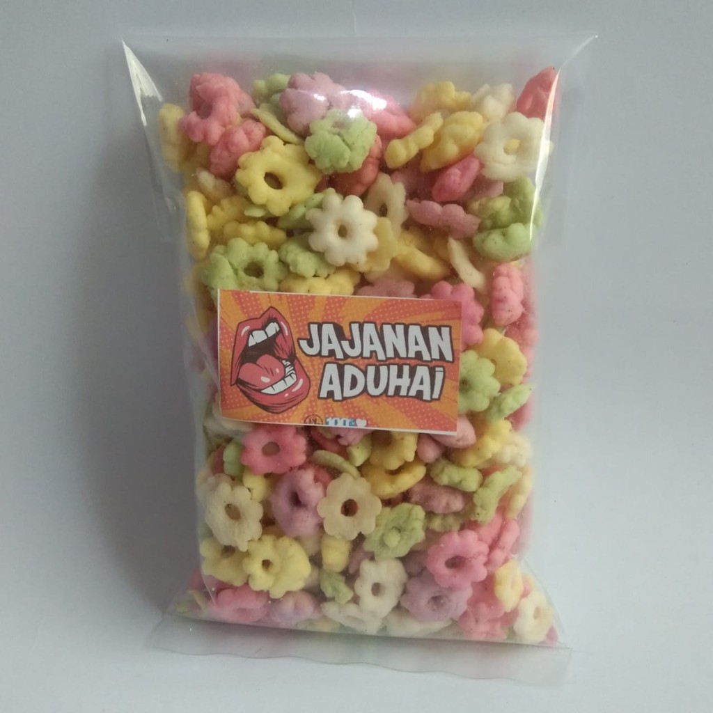 Jual JAJANAN ADUHAI - PILUS SAKURA WARNA WARNI 250GR | Shopee Indonesia