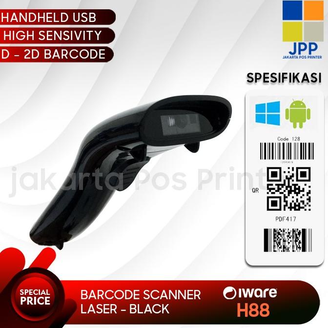 Jual Barcode Scanner 2D Efaktur Qr Code Scanner Barcode Axelpos H88 ...