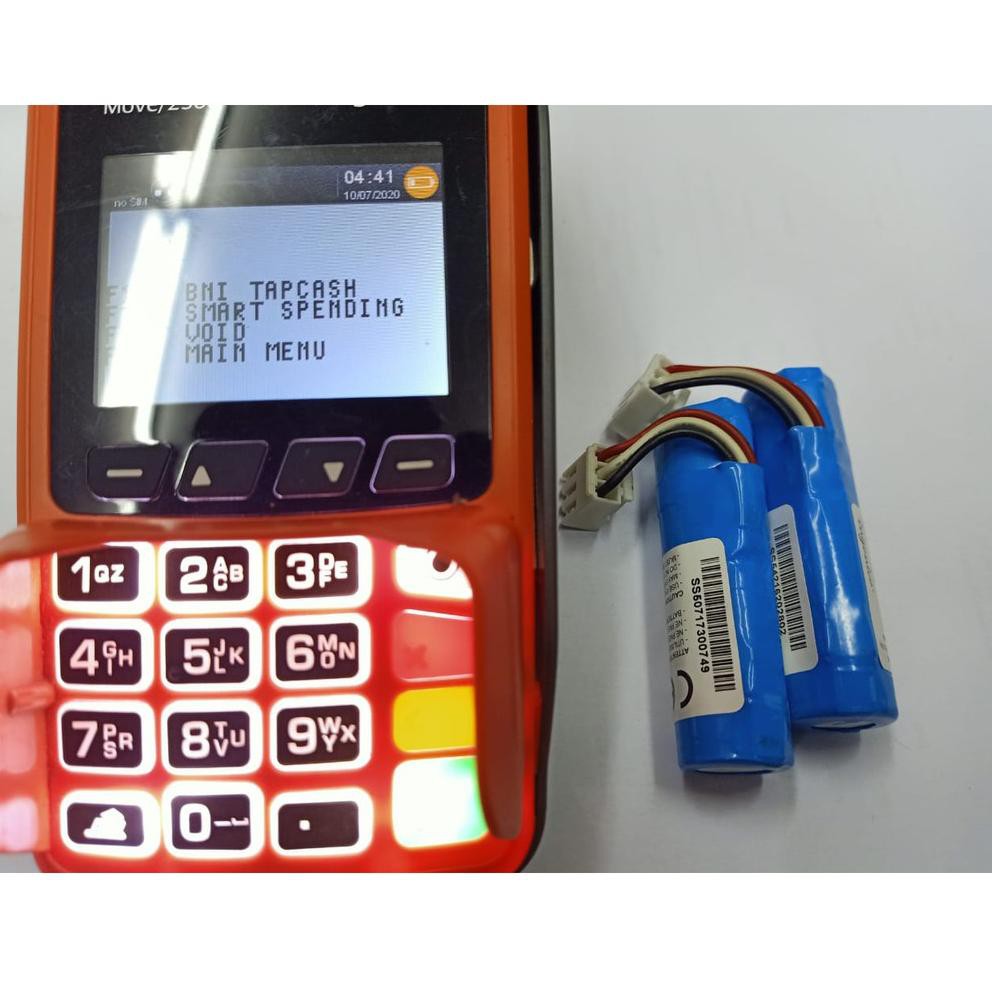 Jual battery mesin EDC ingenico Bri, Bni, Bca, Mandiri move 2500 iwl 220 baterai original batre ...