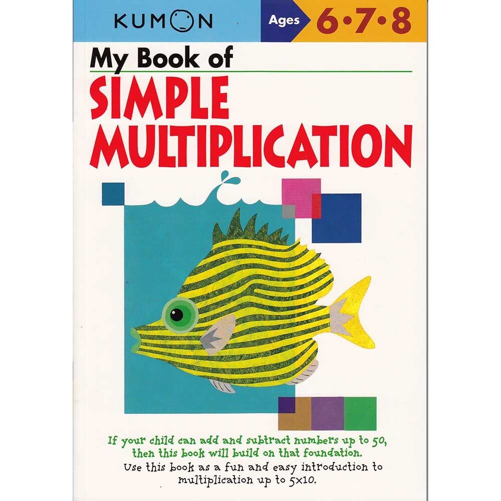 Jual PROMO KUMON My Book of Simple Multiplication (6 7 8 years old ...