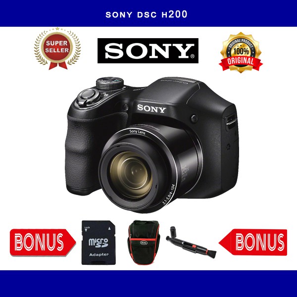 Jual SONY Cybershoot Dsc h200 Dan Lensa Kamera Simple Support Foto ...