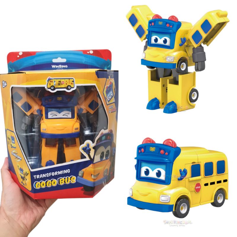 Jual Toys Kingdom Gogobus Transforming Gogo Bus Robot Original School ...
