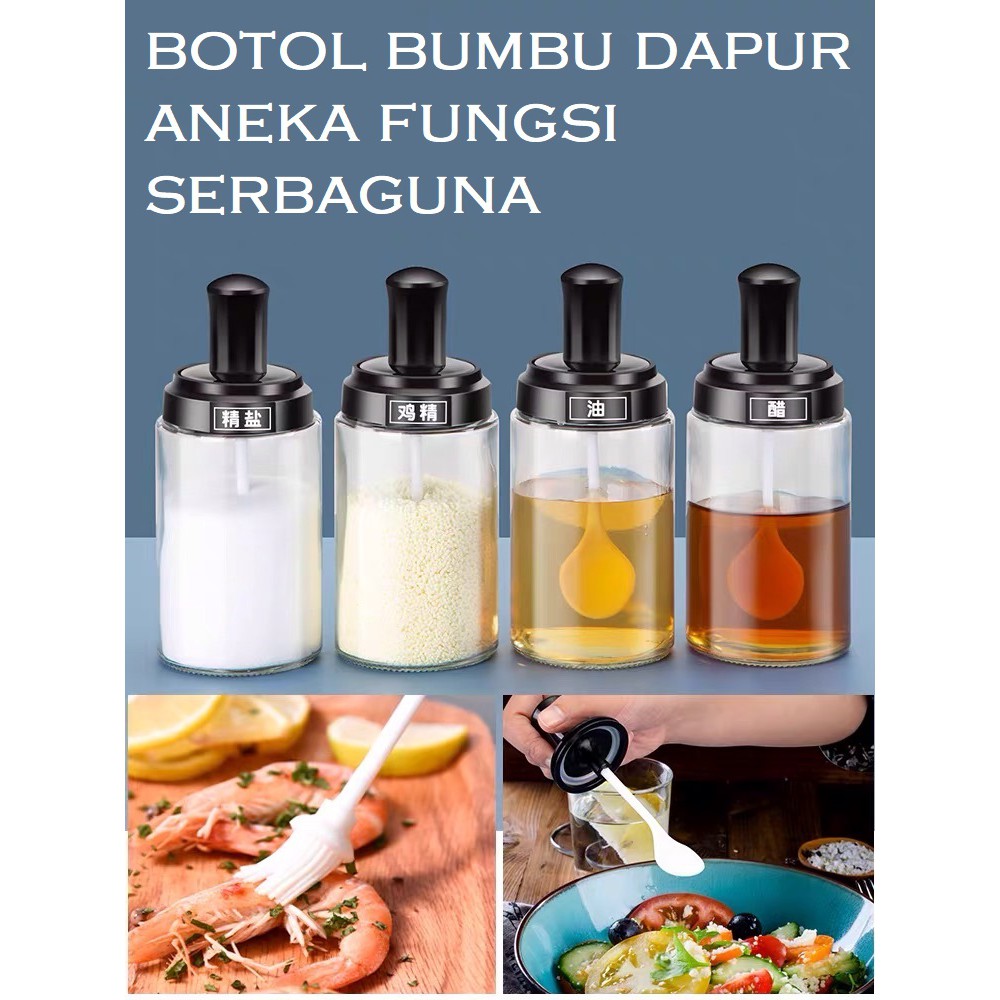 Jual BOTOL BUMBU DAPUR GARAM MINYAK SAOS TOPLES TEMPAT RACIKAN ...