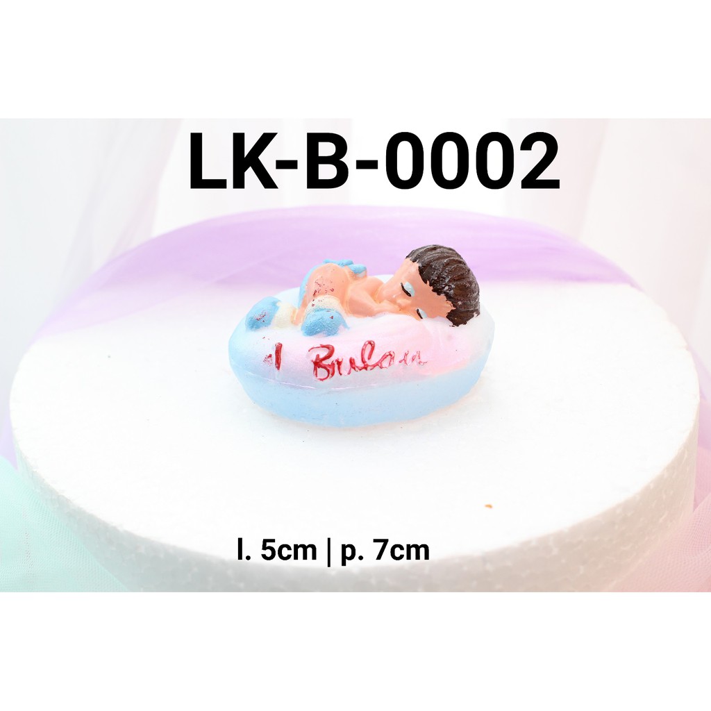 Jual LK-B-0002 Topper Baby Lokal Topper Baby boy one month old ...