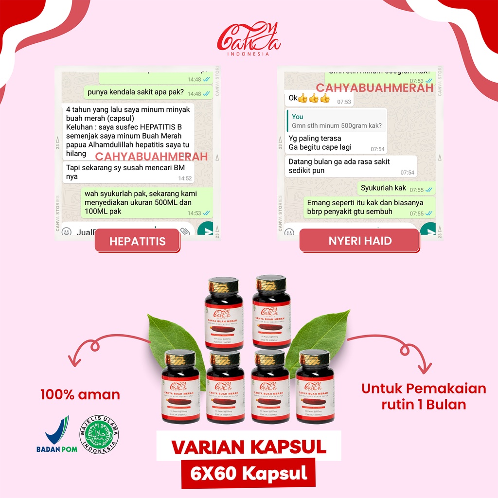 Jual Cara Mengkonsumsi Buah Merah Cair Papua Asli Cahya Obat Herbal ...