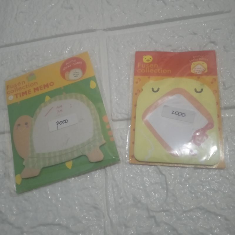 Jual Kertas Tempel Sticky Notes Fusen Collection Time Memo Karakter ...