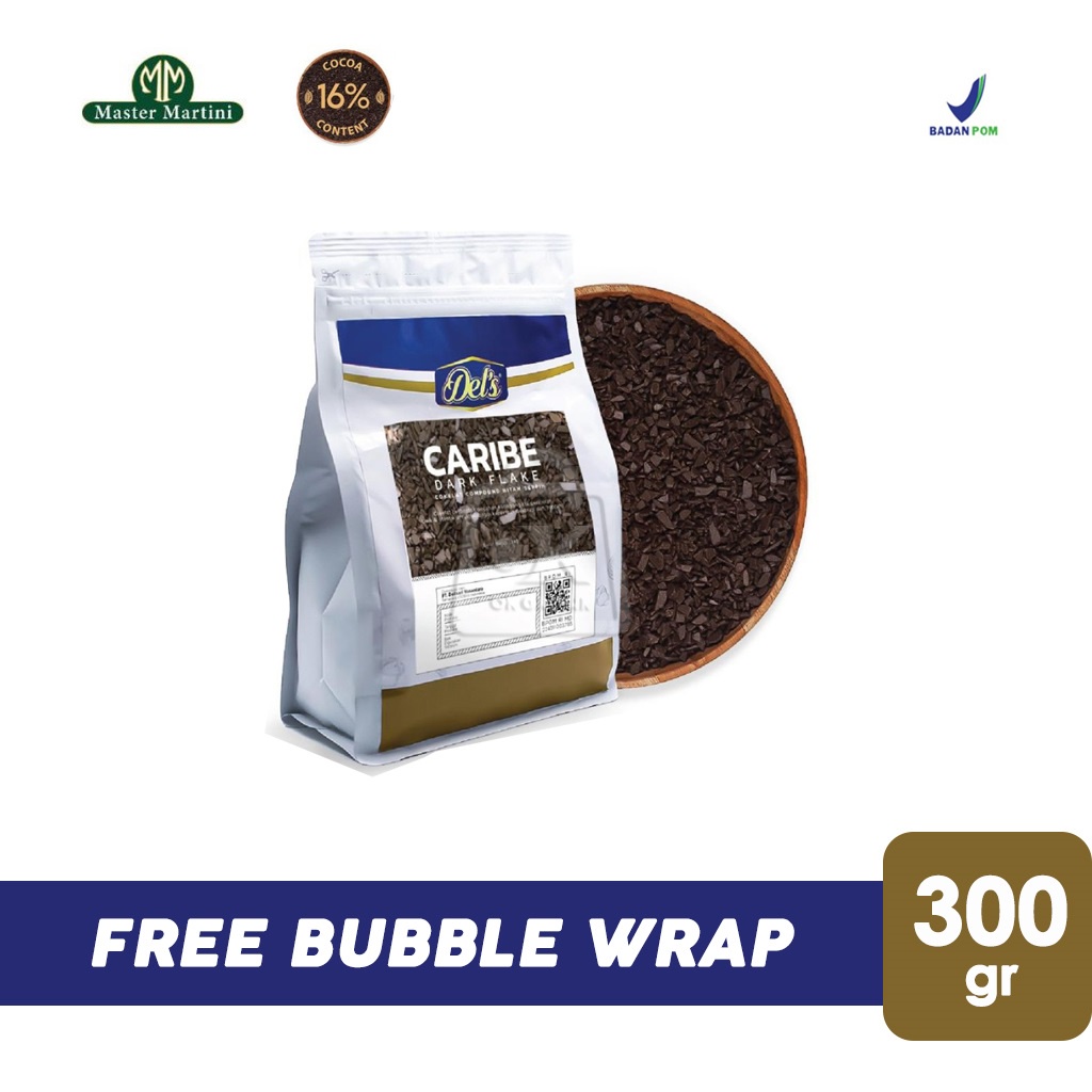 Jual Master Martini Caribe Dark Coklat Flakes / Topping Coklat Serpih ...