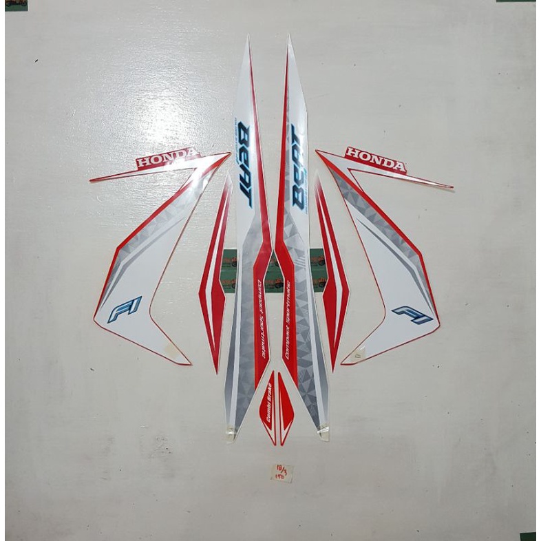 Jual Striping honda Beat eSP CBS-ISS 2016 Merah Putih original 1000% ...