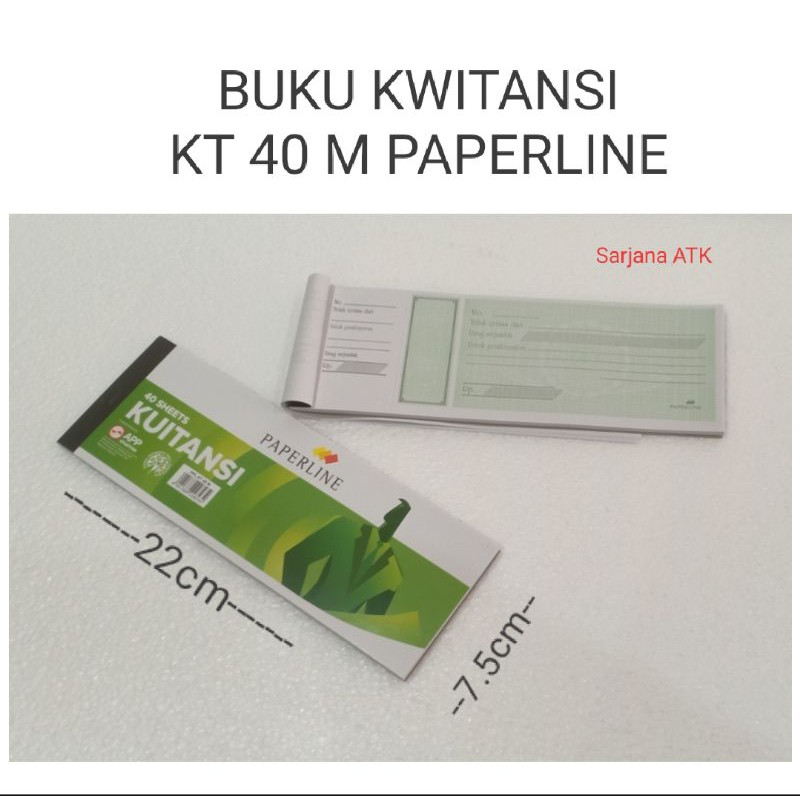 Jual Buku Kwitansi KT 40M Paperline PPL | Shopee Indonesia