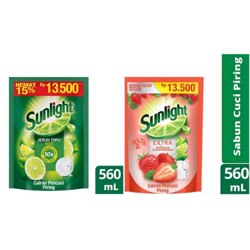 Jual Sunlight Sabun pencuci Piring 560ml/910ml | Shopee Indonesia