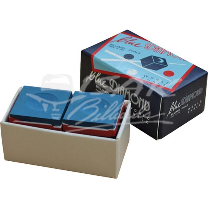 Jual Blue Diamond Chalk - 2 Piece Billiard Chalk - Kapur Biliar - Biru ...