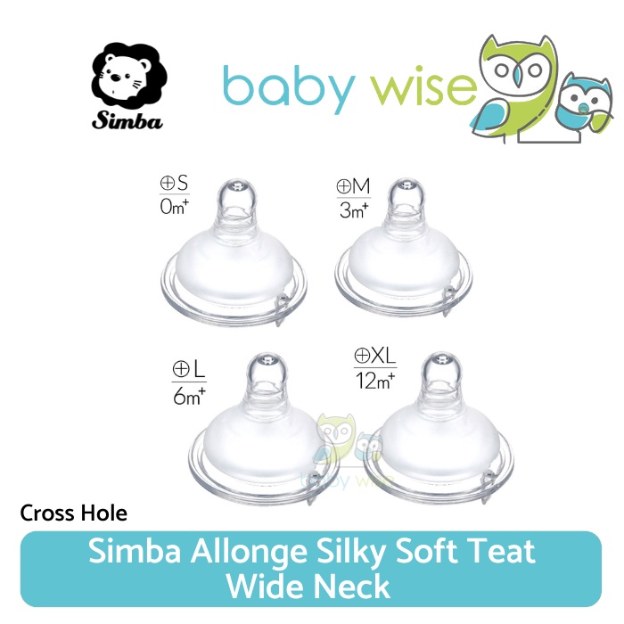 Jual Simba Allonge Silky Soft Teat Wide Neck 2pcs - Empeng Bayi ...