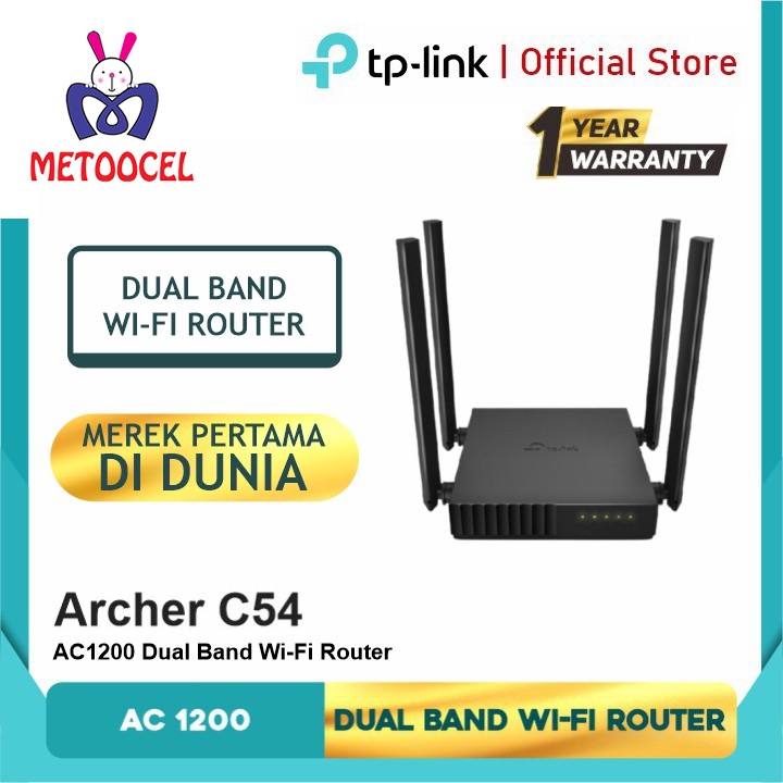 Jual Router TP-Link Archer C54 AC1200 Dual Band Wi-Fi Router MU-MIMO ...