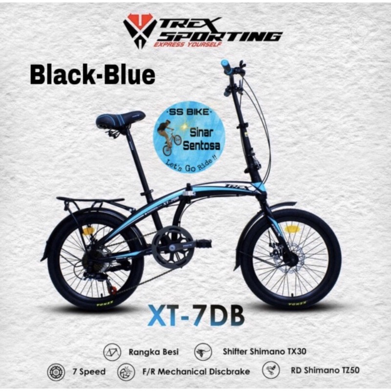 Jual Sepeda lipat Trex Shimano 20" | Shopee Indonesia