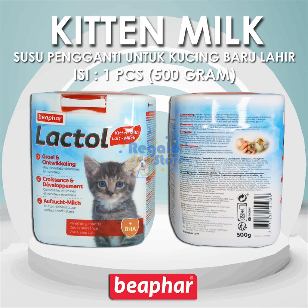 Jual SUSU KUCING BEAPHAR LACTOL KITTEN MILK REPLACER INSTANT POWDER | Shopee Indonesia
