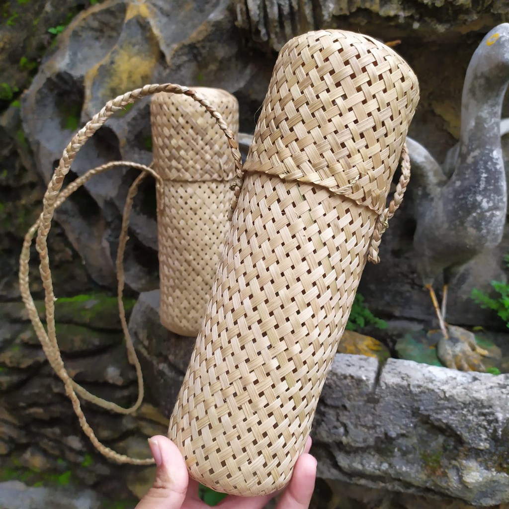 Jual (KB15) TAS BOTOL ANYAMAN tas murah tas thumbler tas botol minum ...
