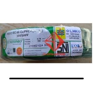 Jual Kabel Serabut NYAF 0,75 ABU-ABU Yunitomo JUAL ECER/MINIM PEMBELIAN ...