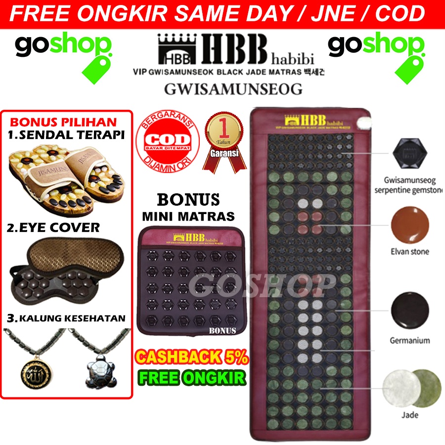 Jual HABIBI Matras Terapi Kesehatan - habibi jade mat original korea ...
