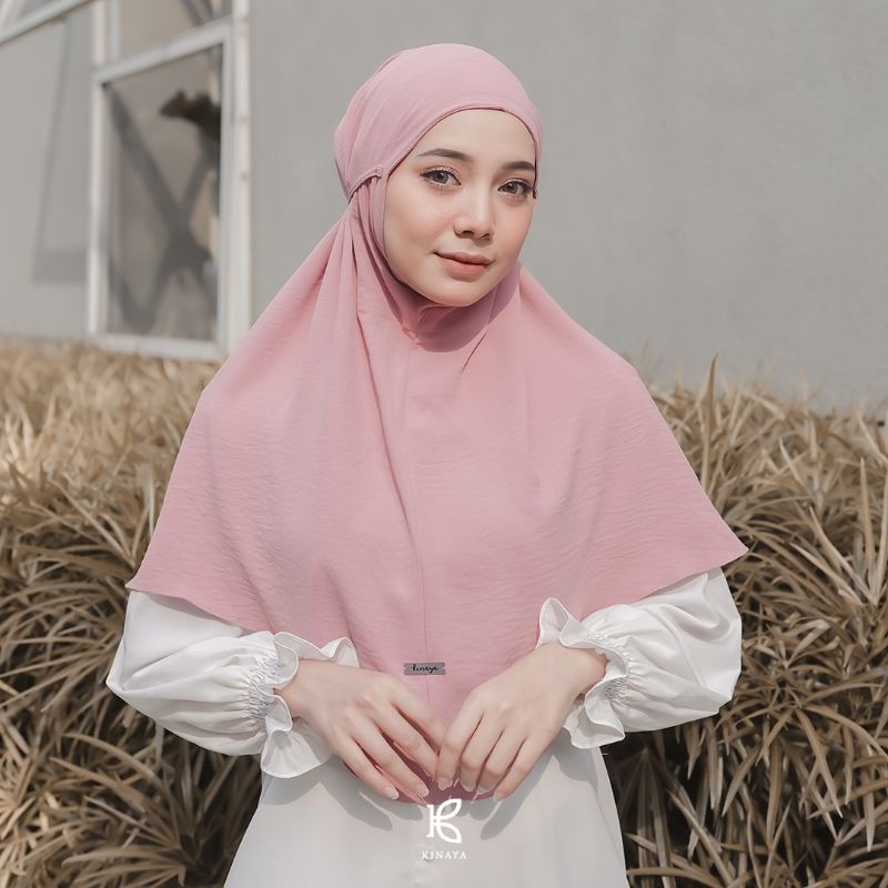 Jual Kinaya Basic Bergo (pink) | Shopee Indonesia