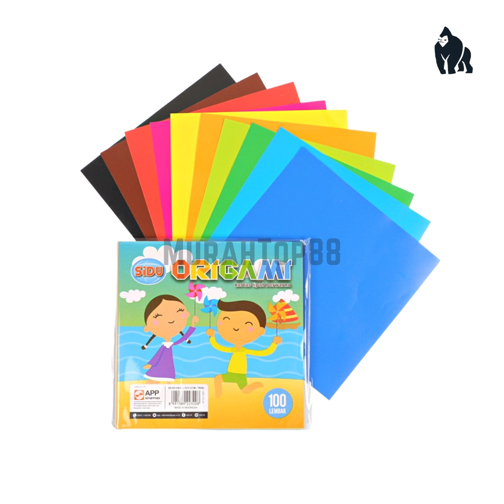 Jual Kertas Origami Kecil 12x12 cm / Kertas Lipat Warna Sidu Sinar ...