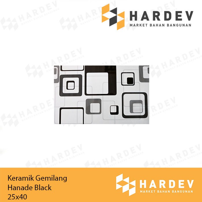 Jual KERAMIK GEMILANG 25X40 HANADE BLACK KW1 | Shopee Indonesia