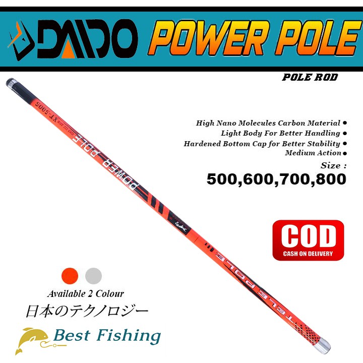 Jual JORAN POLE / TEGEG DAIDO POWER RUAS 100CM PANJANG 5M 6M 7M 8M ...