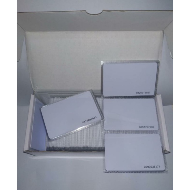 Jual Kartu RFID 13.56 Mhz S50 1K ada nomor ID tercetak Mifare Card 13 ...