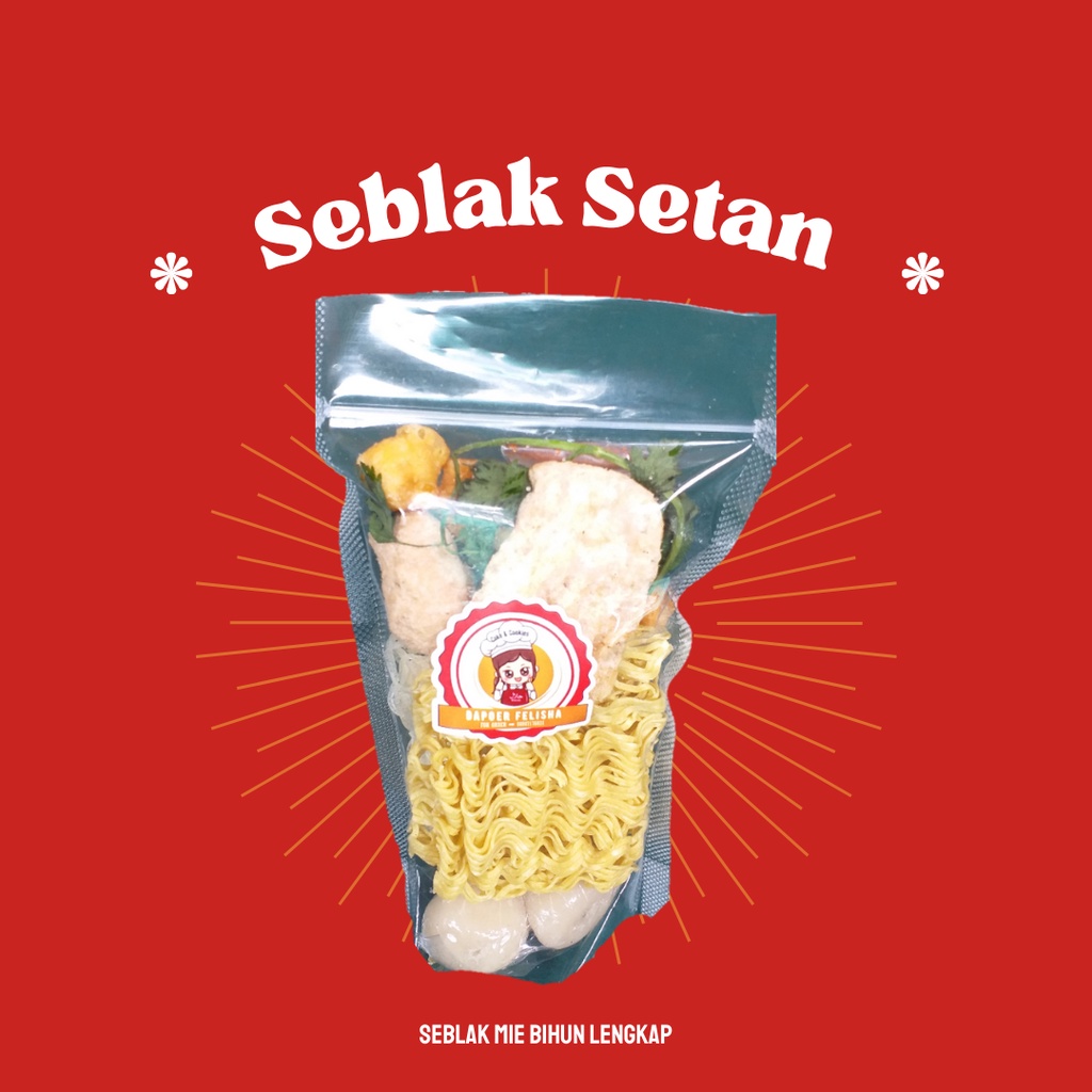 Jual JAJANAN MURAH KEKINIAN !! SEBLAK INSTANT MIE BIHUN PAKET LENGKAP ...