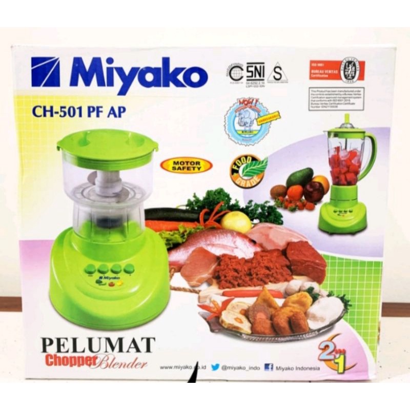 Jual MIYAKO Blender Chopper Daging CH 501PF AP ( Set ) | Shopee Indonesia