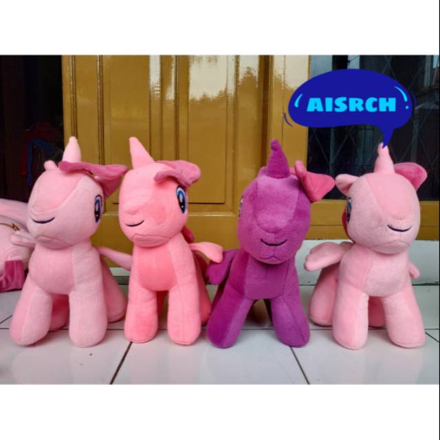 Jual Boneka kuda poni unicorn my little pony mini besar lucu SNI murah ...