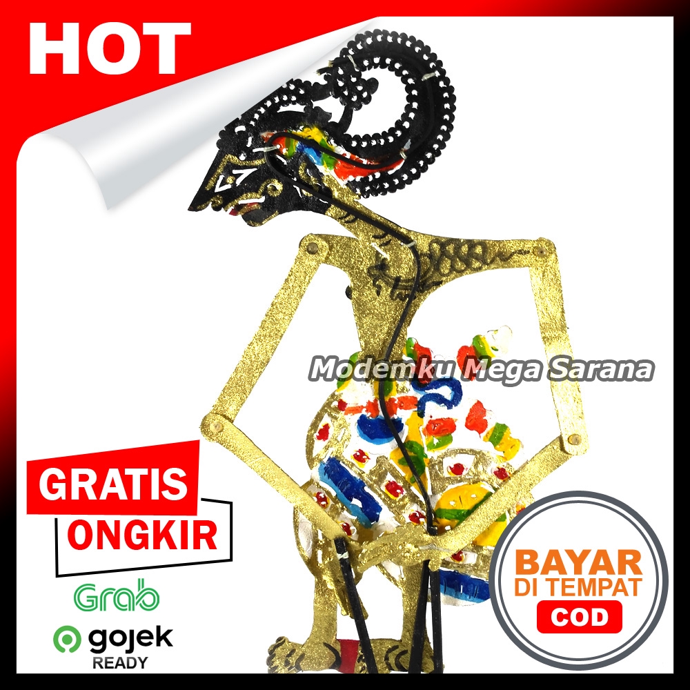 Jual Wayang Kulit Kidangan Janaka Janoko / Arjuna 30cm - Biasa Gagang ...