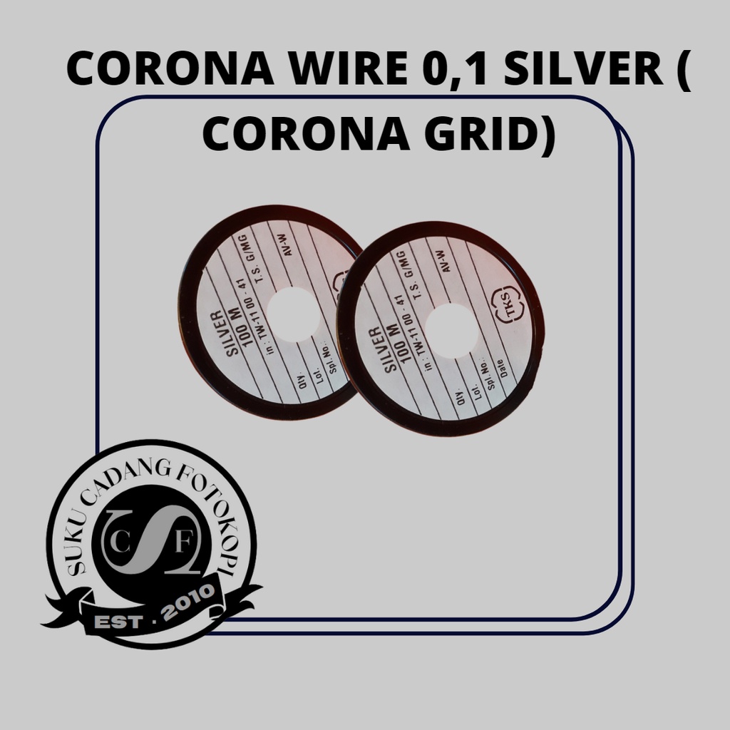Jual PROMO!!! CORONA WIRE 0,1 SILVER ( CORONA GRID) | Shopee Indonesia