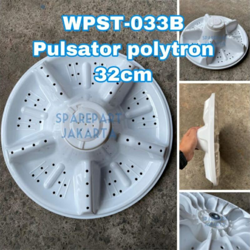 Jual Pulsator Mesin Cuci POLYTRON pmw 7067 As Gigi 10 Diameter 32CM ...