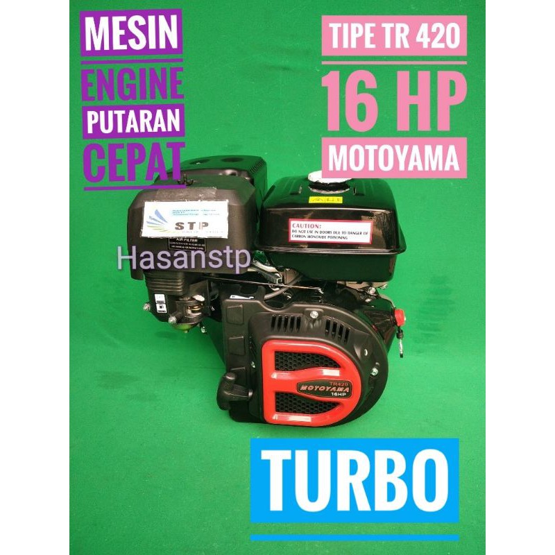 Jual mesin penggerak atau mesin engine turbo TR 420 16HP putaran cepat ...