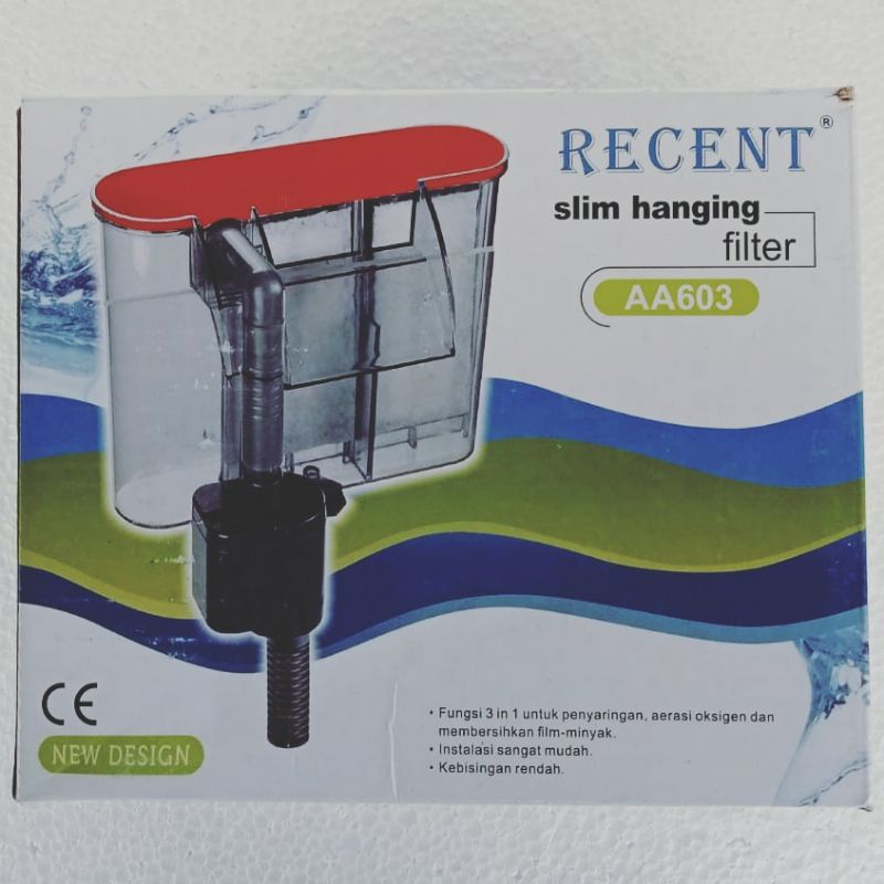 Jual RECENT AA-603 : slim hanging filter mesin filter hang on gantung ...