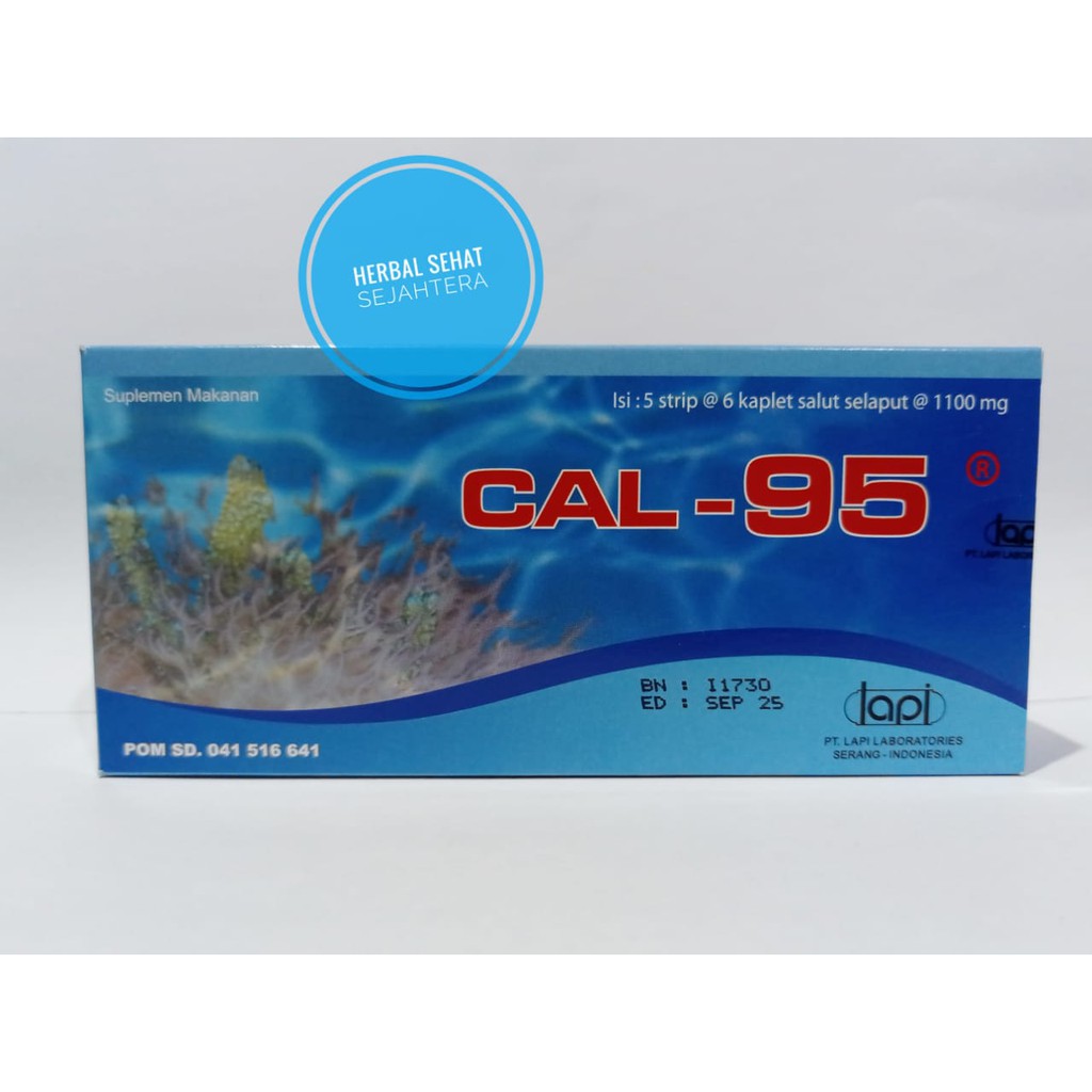 Jual CAL 95 Tablet - Memelihara Kesehatan Tulang - Lapi | Shopee Indonesia