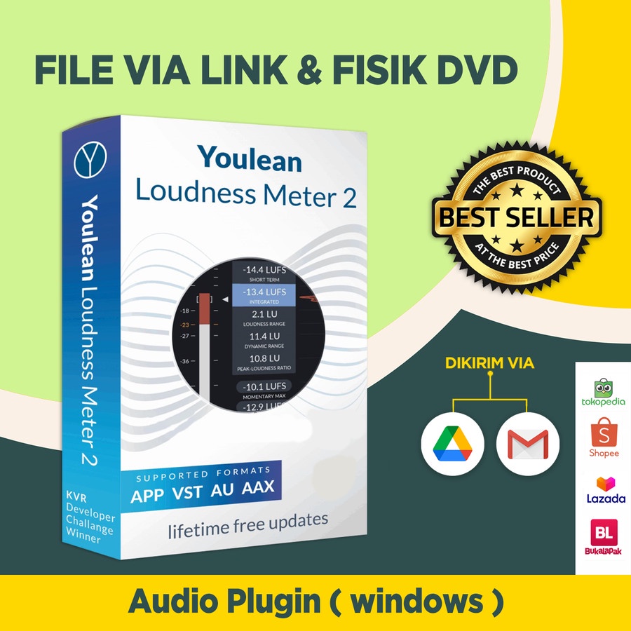 Jual Plugin Youlean Loudness Meter Full Version | Shopee Indonesia