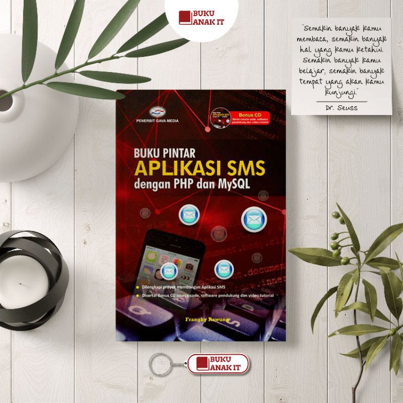 Jual BUKU PINTAR APLIKASI SMS DENGAN PHP DAN MYSQL BONUS CD | FRANGKY ...